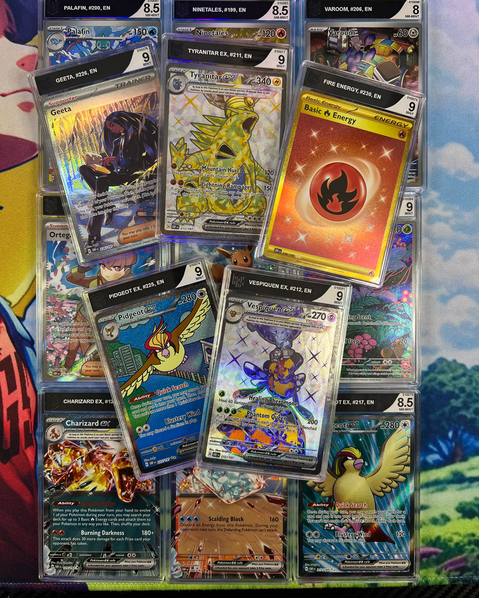 OBSIDIAN FLAMES SLAB PACKS – cosmicgrading