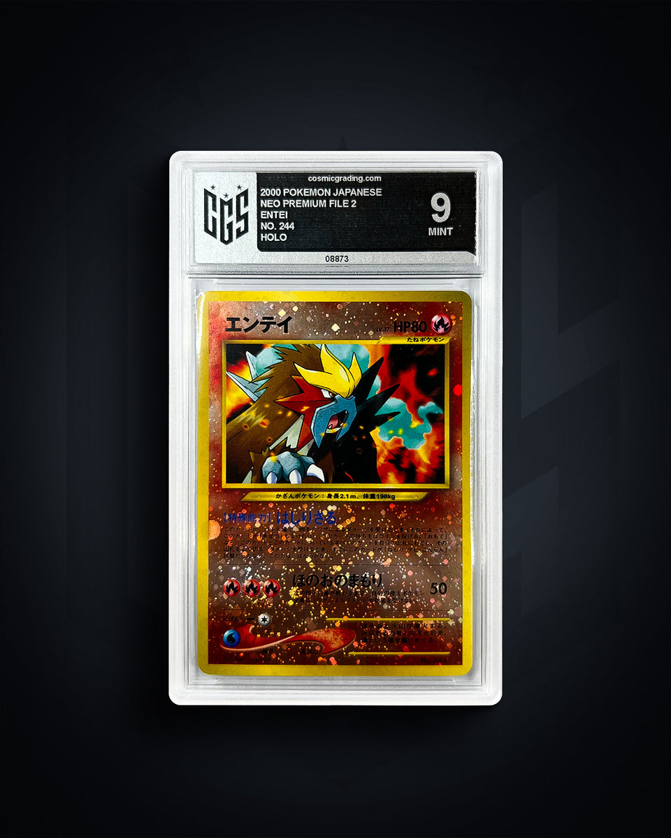 Entei - Neo Premium File 2 - 9 MINT – cosmicgrading