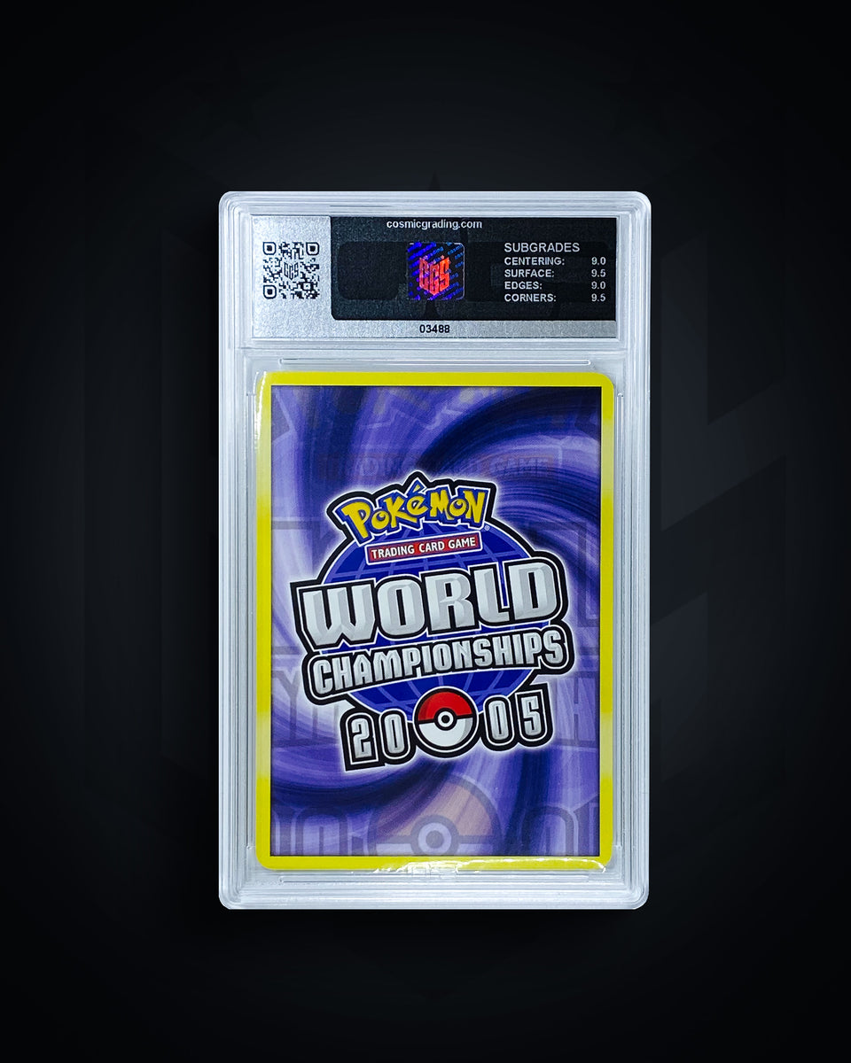 Jirachi World Championships 2005 CGS REVERSE-LABEL 9.5 MINT + – cosmicgrading