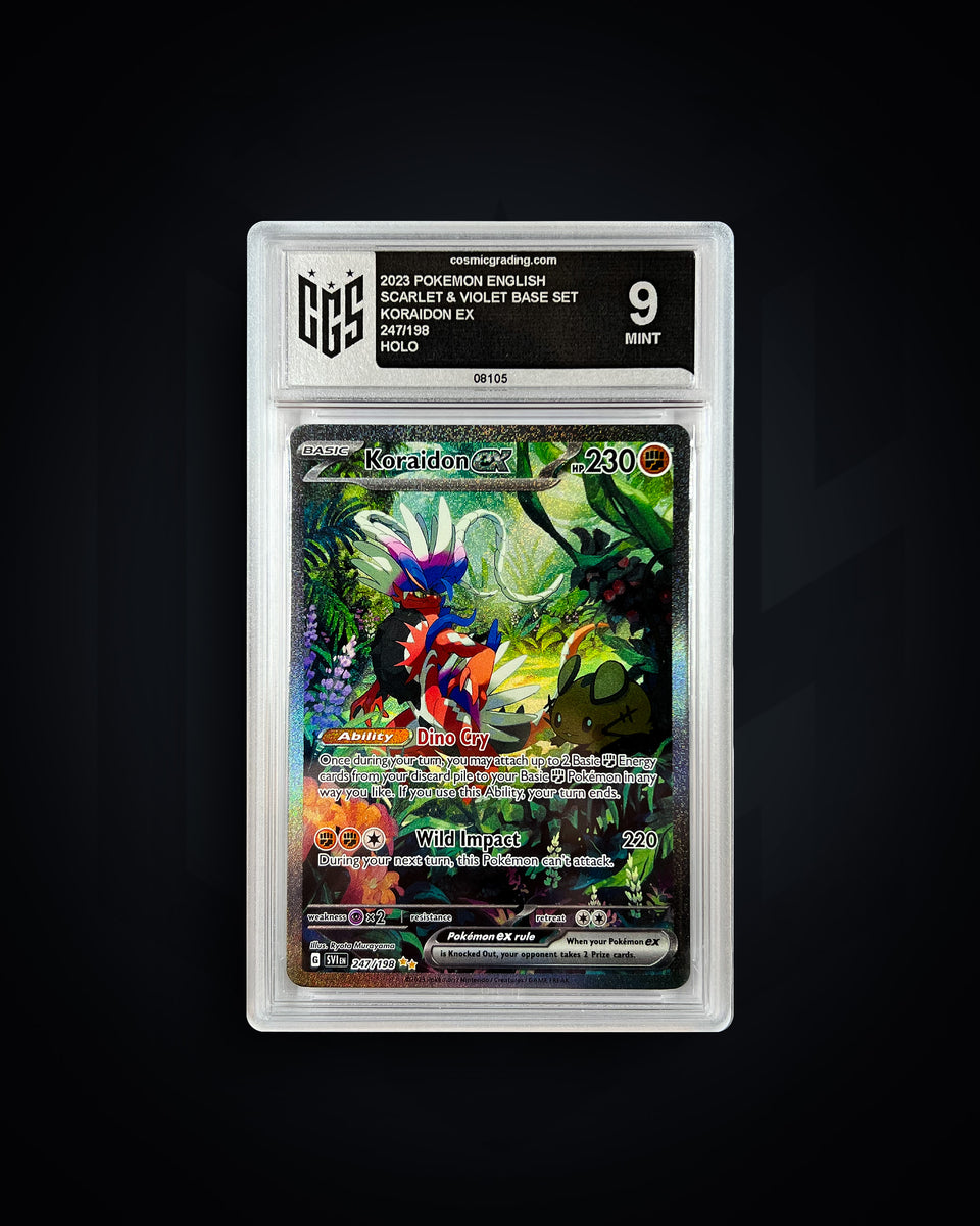 Koraidon EX - Scarlet & Violet - 9 MINT – cosmicgrading