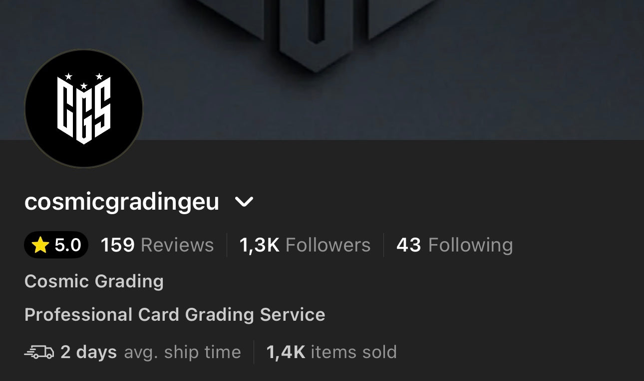 Cosmic Grading Service | We grade your collectible Cards! – cosmicgrading