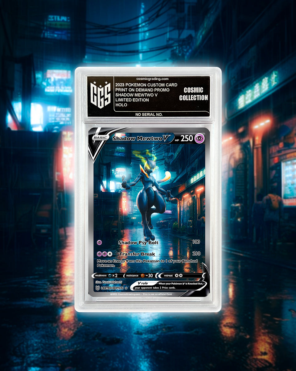 Shadow Mewtwo V - Limited Edition Custom Card – cosmicgrading